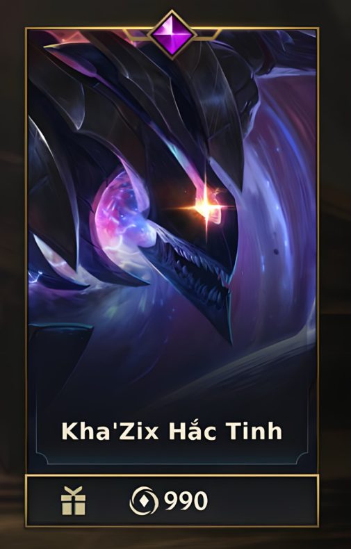Kha'Zix Hắc Tinh - SHOP SKIN TỐC CHIẾN GIÁ RẺ