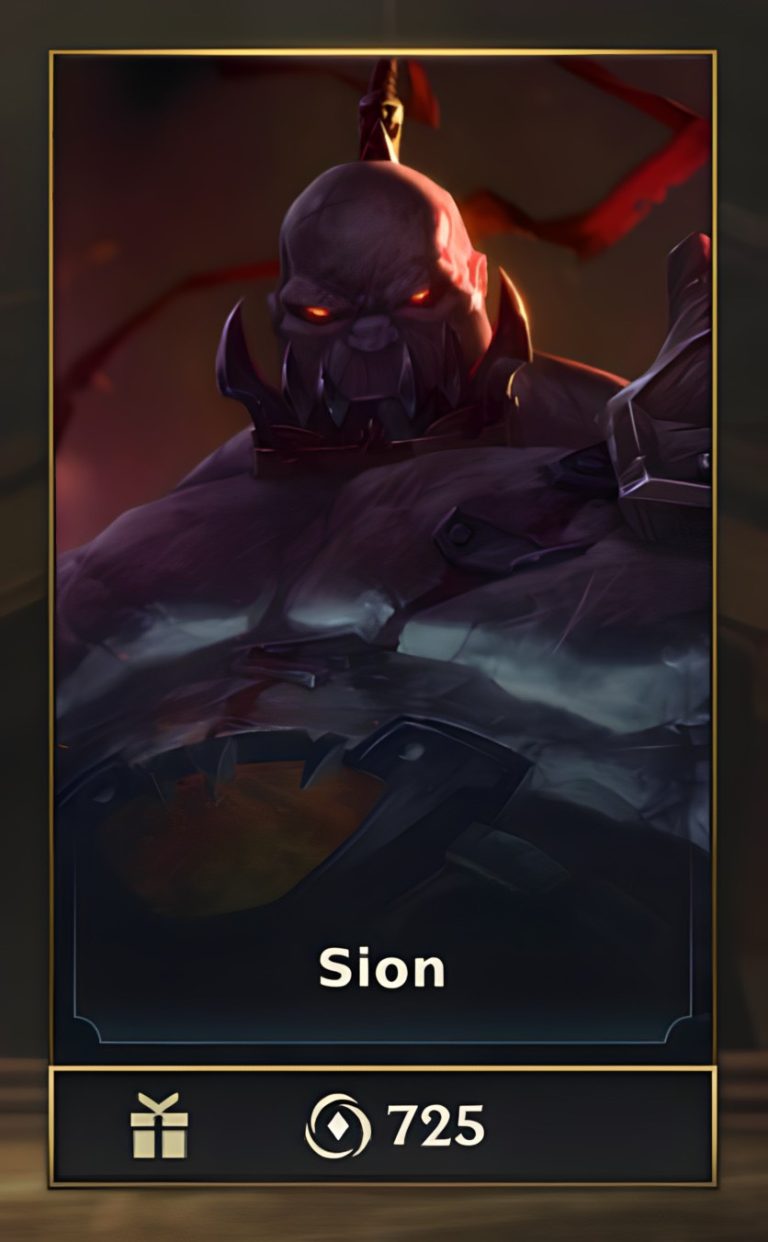 Sion - SHOP SKIN TỐC CHIẾN GIÁ RẺ